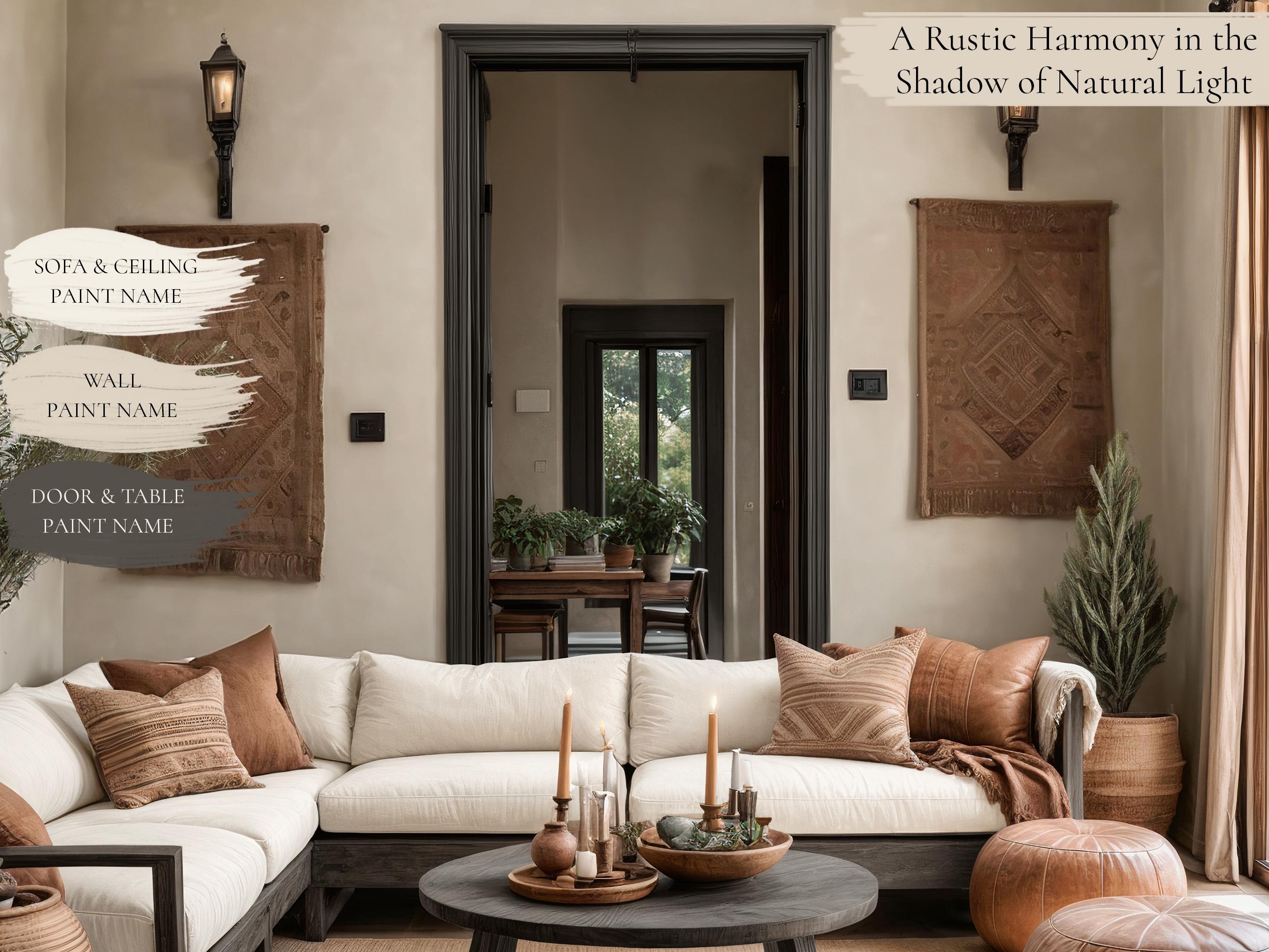 Rustic Farmhouse Home Paint Color Palette for Cozy House Decor, Sherwin ...
