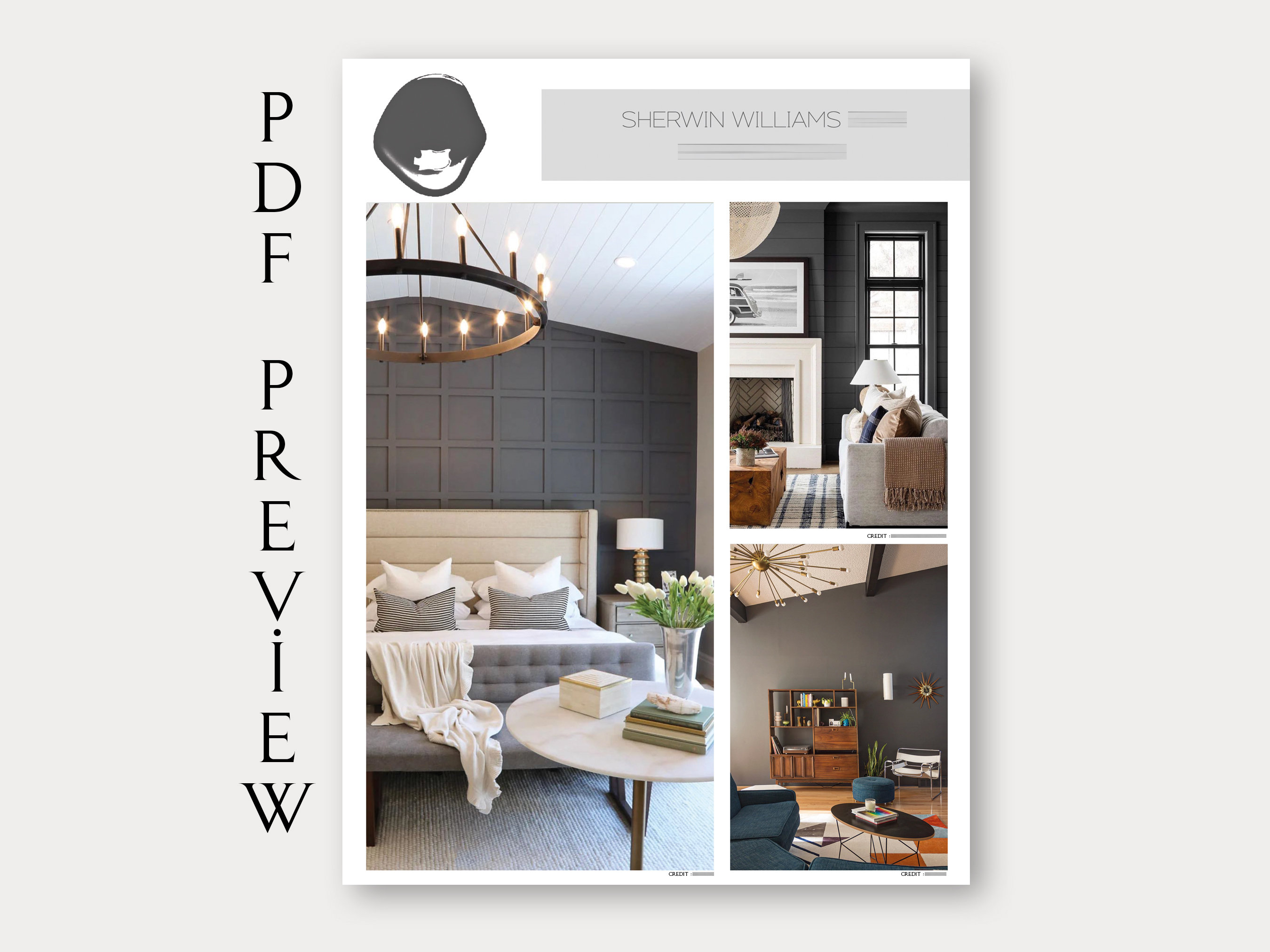 Sherwin Williams City Loft Paint Palette: Whole House Paint Colors ...