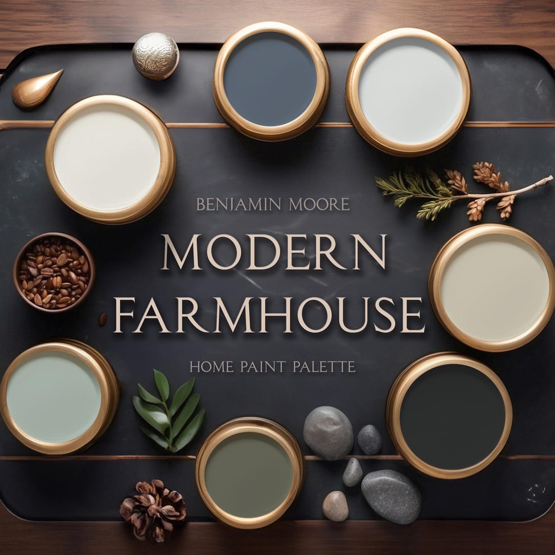 Benjamin Moore, Modern Farmhouse Paint Palette, Home Paint Colors ...