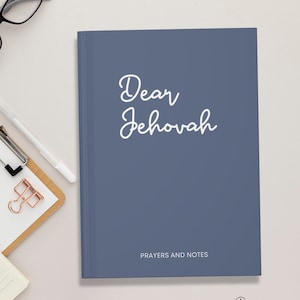 Dear Jehovah Journal for Daily Reflections Prayers & Bible Notes ...