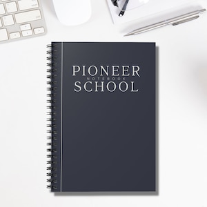 JW Pioneer School Notebook JW Pioneer Gift Pioneer Service School JW ...