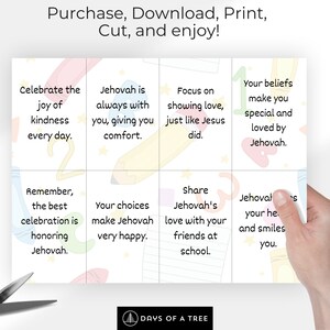 JW Kids Encouraging Lunchbox Notes JW Printable Back to School ...