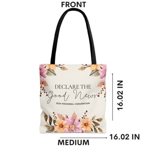 2024 Declare the Good News Regional Convention Tote Bag Convention Gift ...