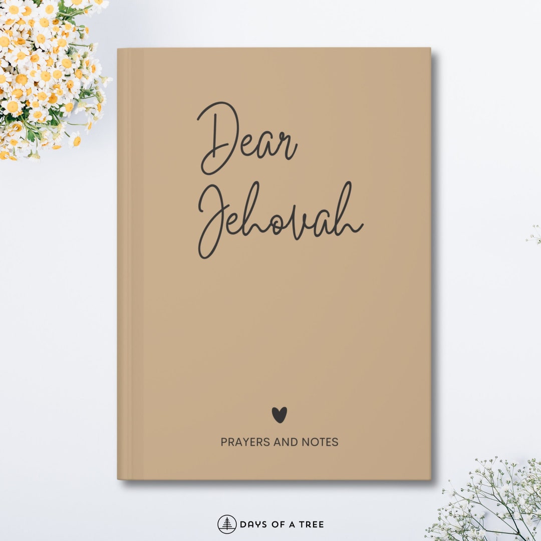 Dear Jehovah Journal for Meeting Notes & Personal Study JW Daily Text ...