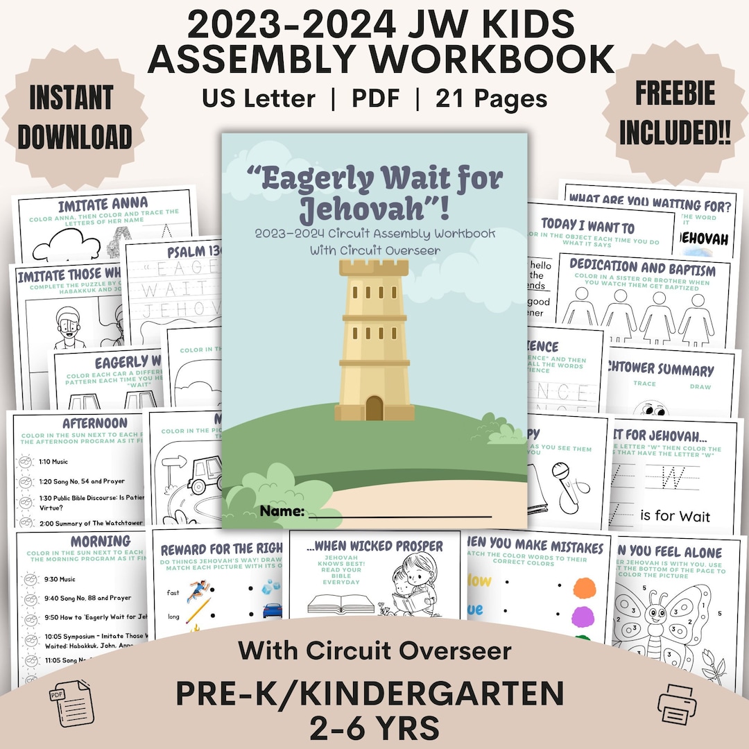 JW Kids Workbook 2023-2024 Circuit Assembly Activity Workbook Eagerly ...