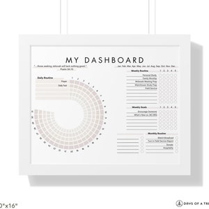 JW Spiritual Routine Whiteboard Wet Erase Planner for Jehovah Witness ...
