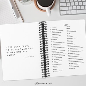 2025 JW Weekly Planner Jehovahs Witness Daily Organizer Spiritual ...