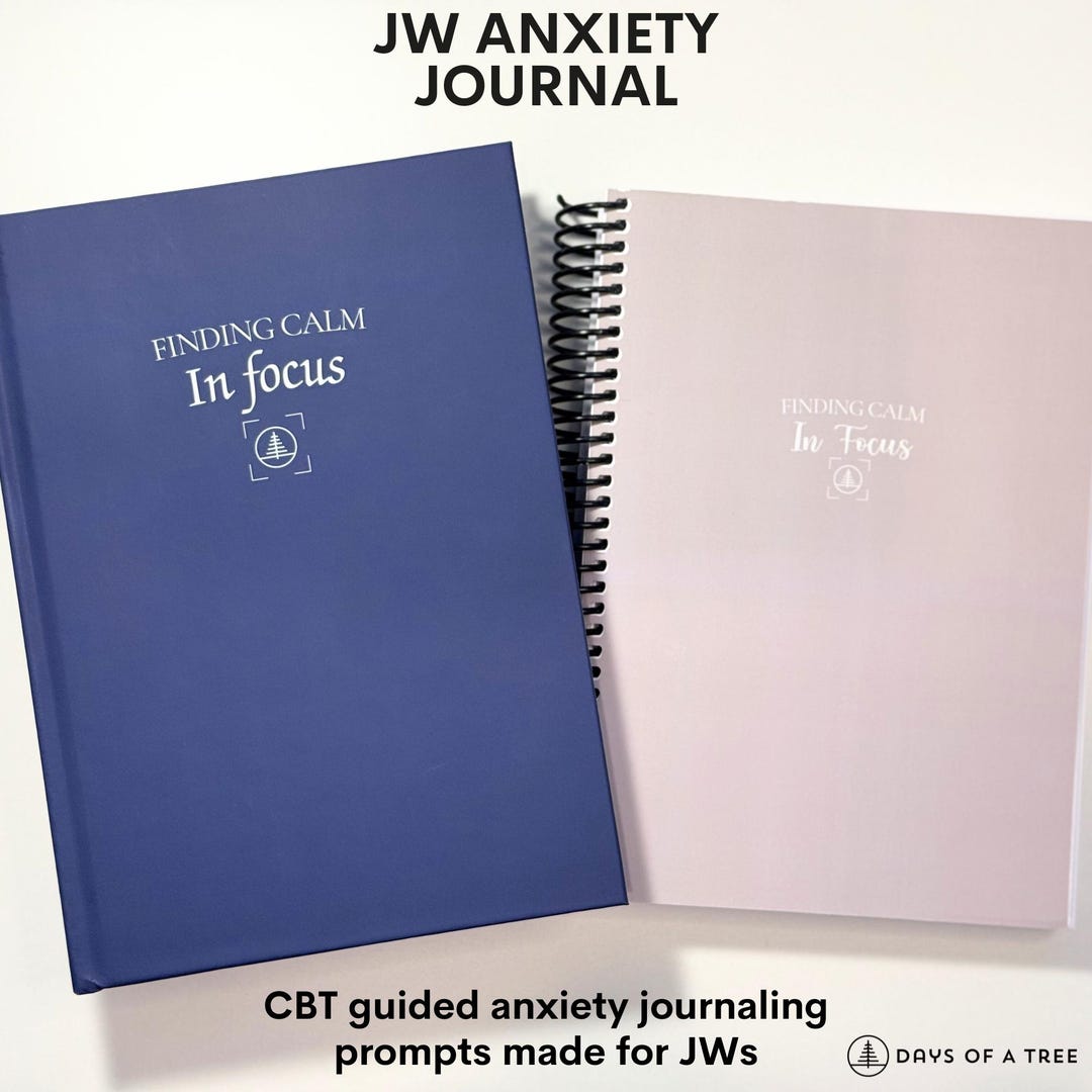 JW Anxiety Journal CBT Guided Journal for Jehovah's Witnesses Jehovah ...