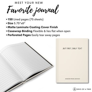 JW Daily Text Journal Daily Bible Reading JW Notebook Pioneer JW Gift ...