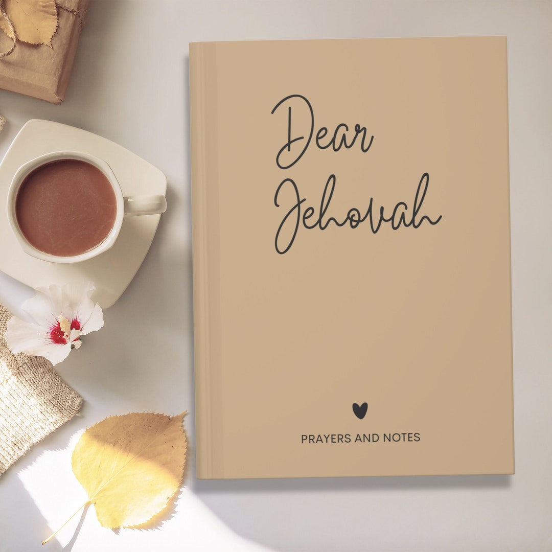 Dear Jehovah Journal JW Prayer Gift for Jehovah’s Witnesses Bible ...