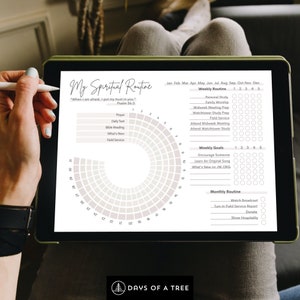 JW Spiritual Routine Habit Tracker 2024 Year Text Psalm 56:3 Printable ...