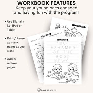 JW Kids Assembly Workbook Age 2-6 Yr Digital Not Ashamed of the Good ...
