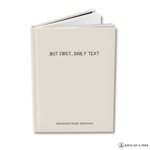 JW Daily Text Journal Daily Bible Reading JW Notebook Pioneer JW Gift ...