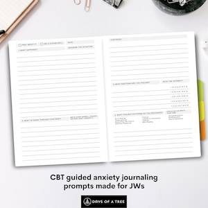 JW Anxiety Journal JW Gift Idea for Pioneers Sister Elders Teens ...