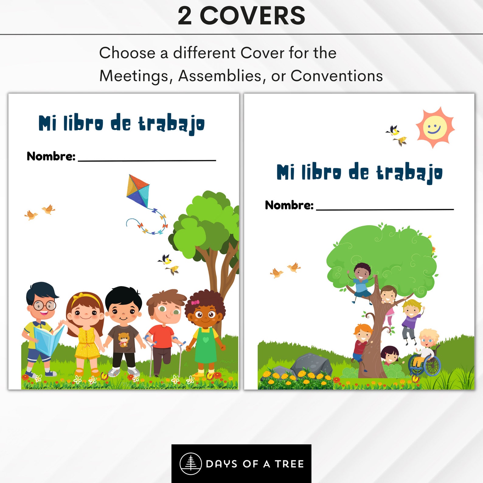 Spanish JW Prek Meeting Workbook JW Kids Assembly Notes Toddler ...