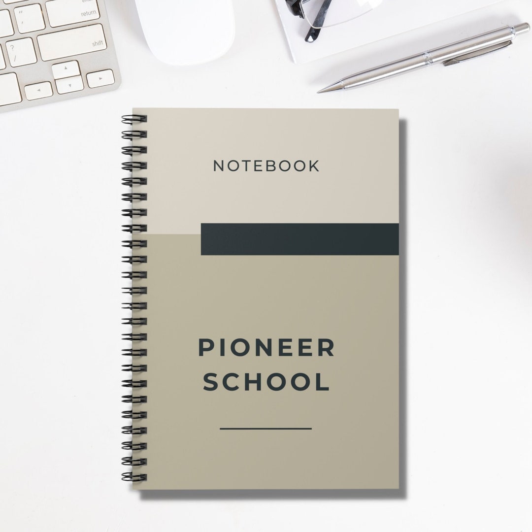JW Pioneer School Notebook Jehovah's Witness Journal for Pioneer School ...