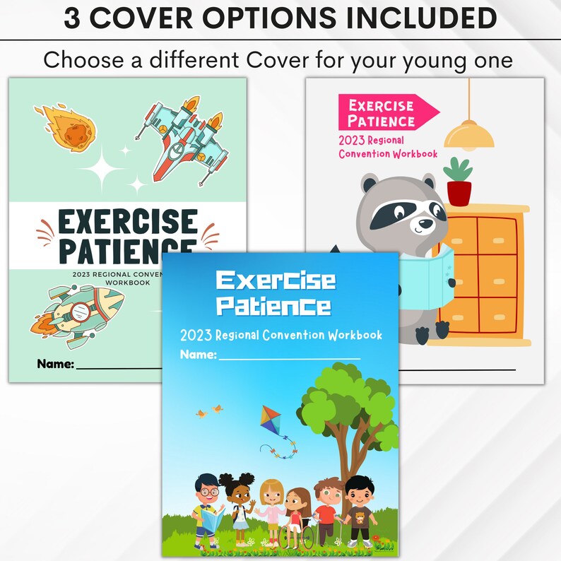 JW Kids 2023 Exercise Patience Activity Workbook Regional - Etsy