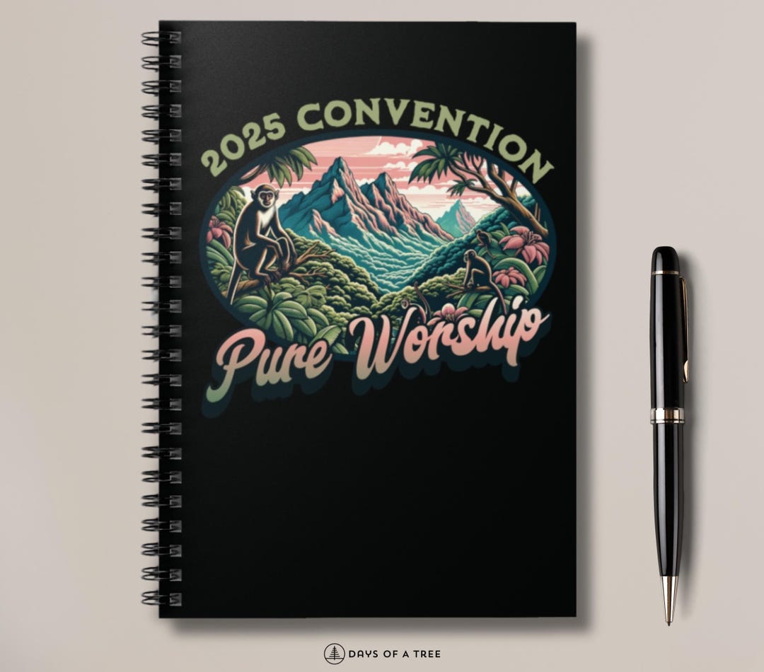 2025 Pure Worship JW Convention Notebook Not Program Filled Jehovah's ...
