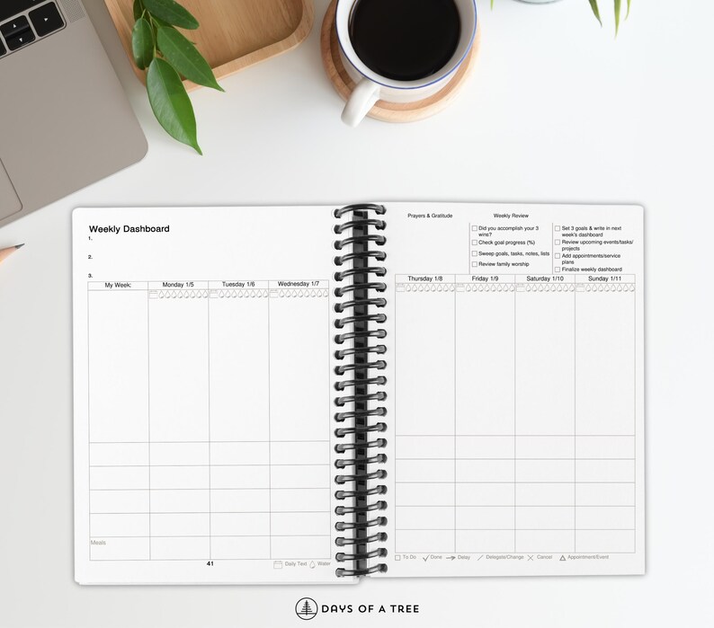 2026 JW Weekly Planner Jehovahs Witness Daily Organizer Spiritual ...