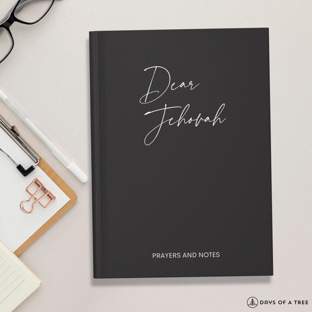 Dear Jehovah Journal for Daily Reflections Prayers & Bible Notes ...
