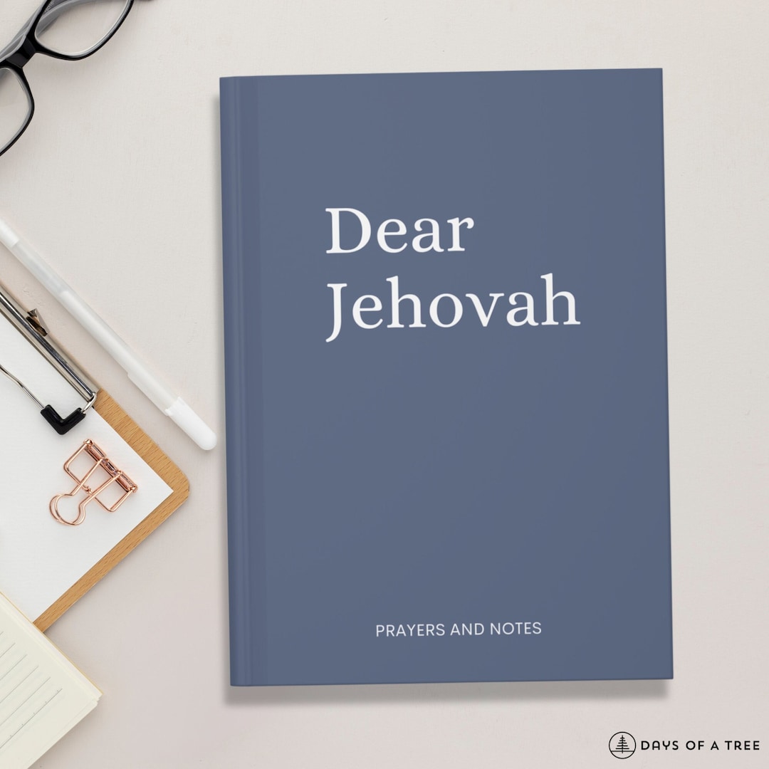 Dear Jehovah Journal for Daily Reflections Prayers & Bible Notes ...