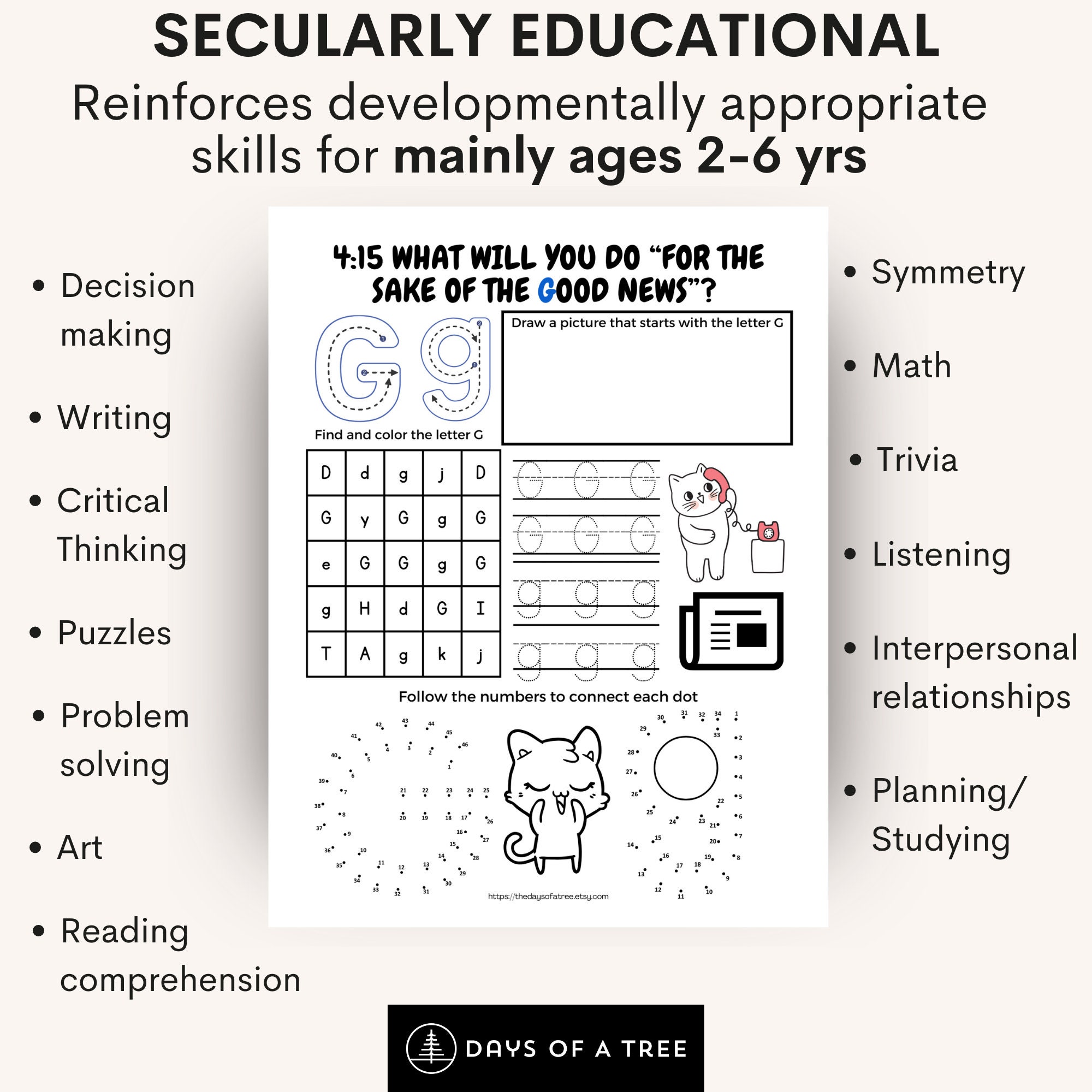 JW Kids Workbook Age 2-6 Yrs Digital 2024 Declare the Good News ...