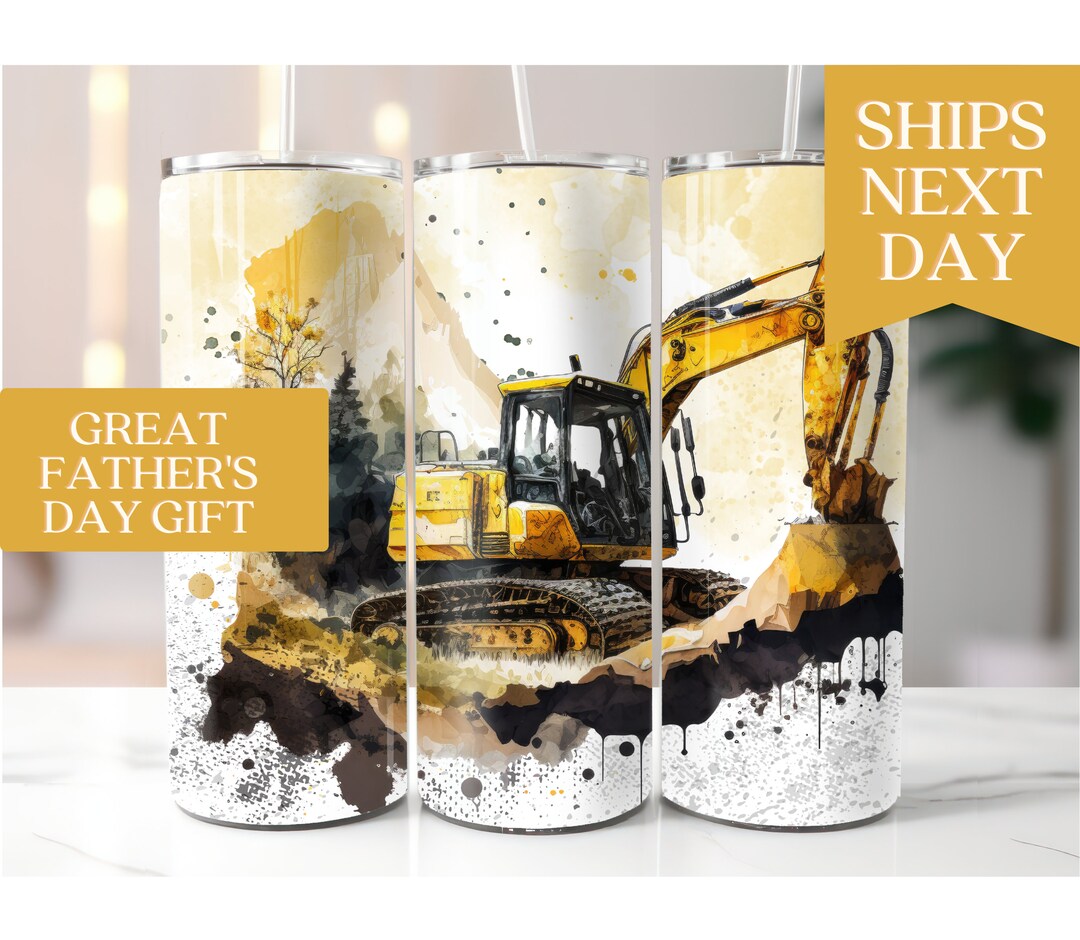 Operator Tumbler - Excavator Tumbler - Blue Collar Tumbler - Backhoe ...