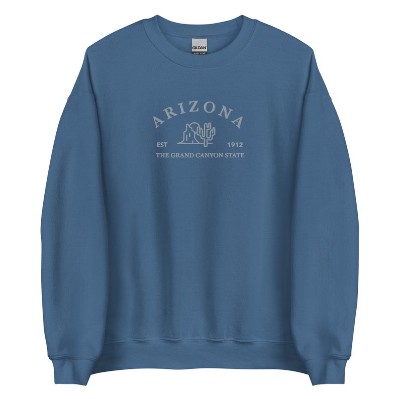 Arizona Embroidered Sweatshirt - Etsy