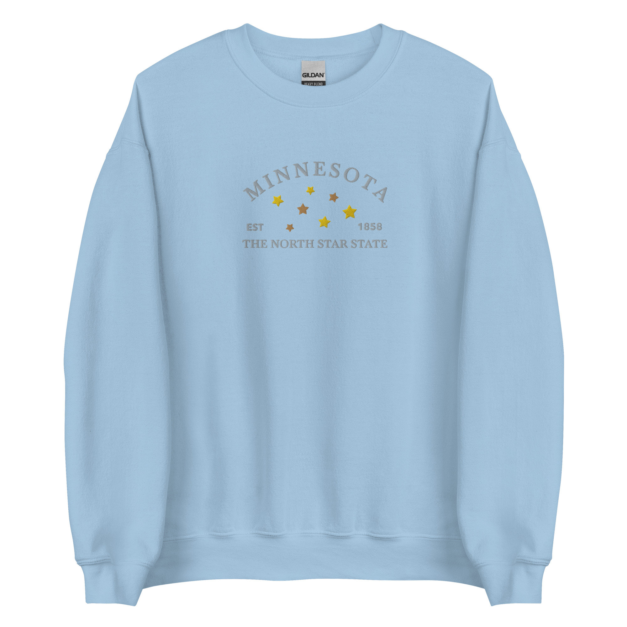 Minnesota Embroidered Sweatshirt - Etsy