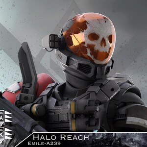 Halo Emile Costume - Etsy New Zealand