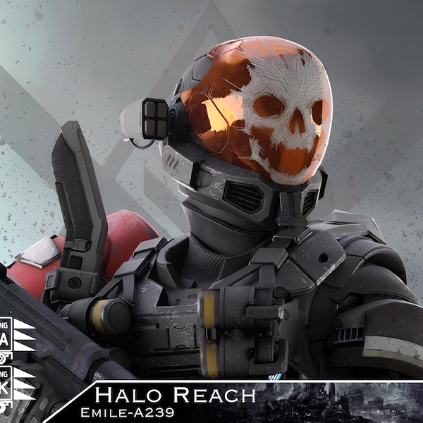 Halo Emile Costume - Etsy New Zealand