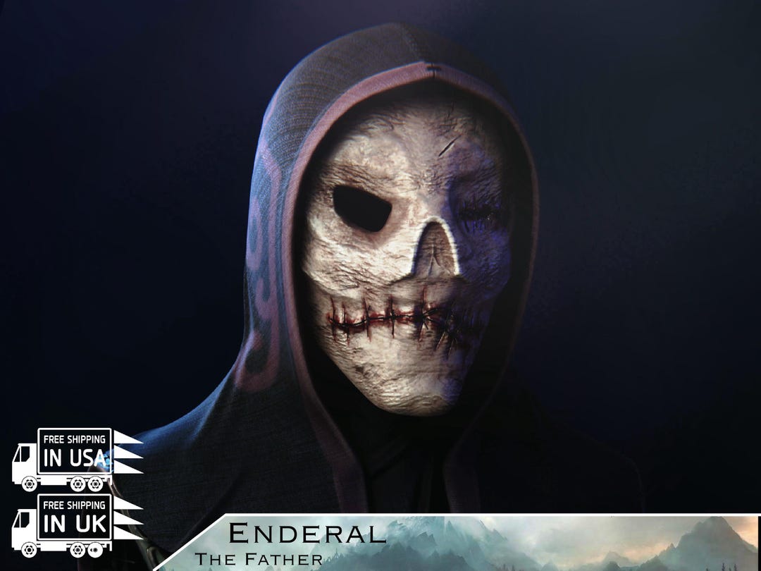 The Fathers Mask 3D Printed Enderal Cosplay Wearable Mask / Prop ...