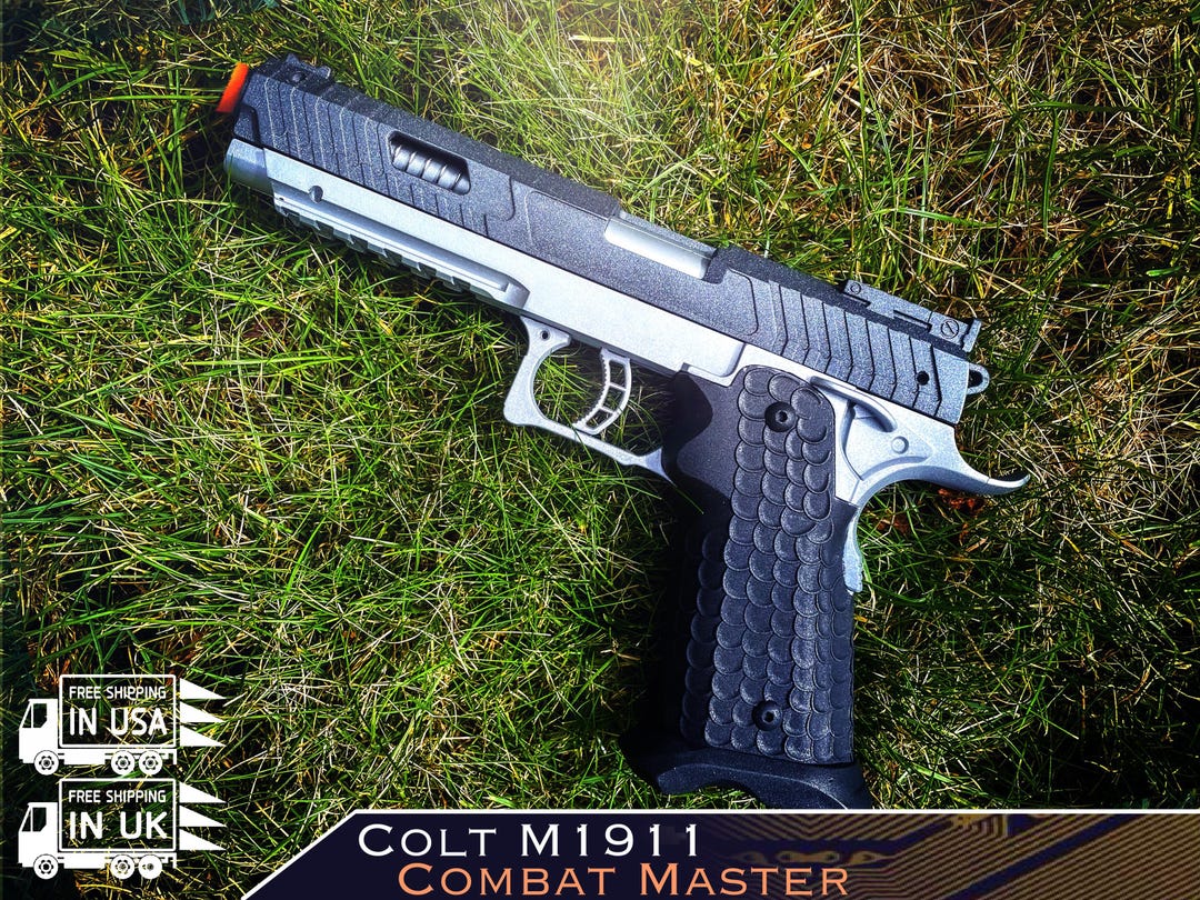 Colt M1911 Combat Master Custom Painted Non Firing Blaster Cosplay ...