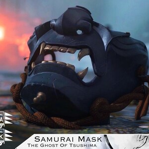 Ghost of Tsushima Mask 3D Printed Jin Sakai Samurai Cosplay Wearable ...