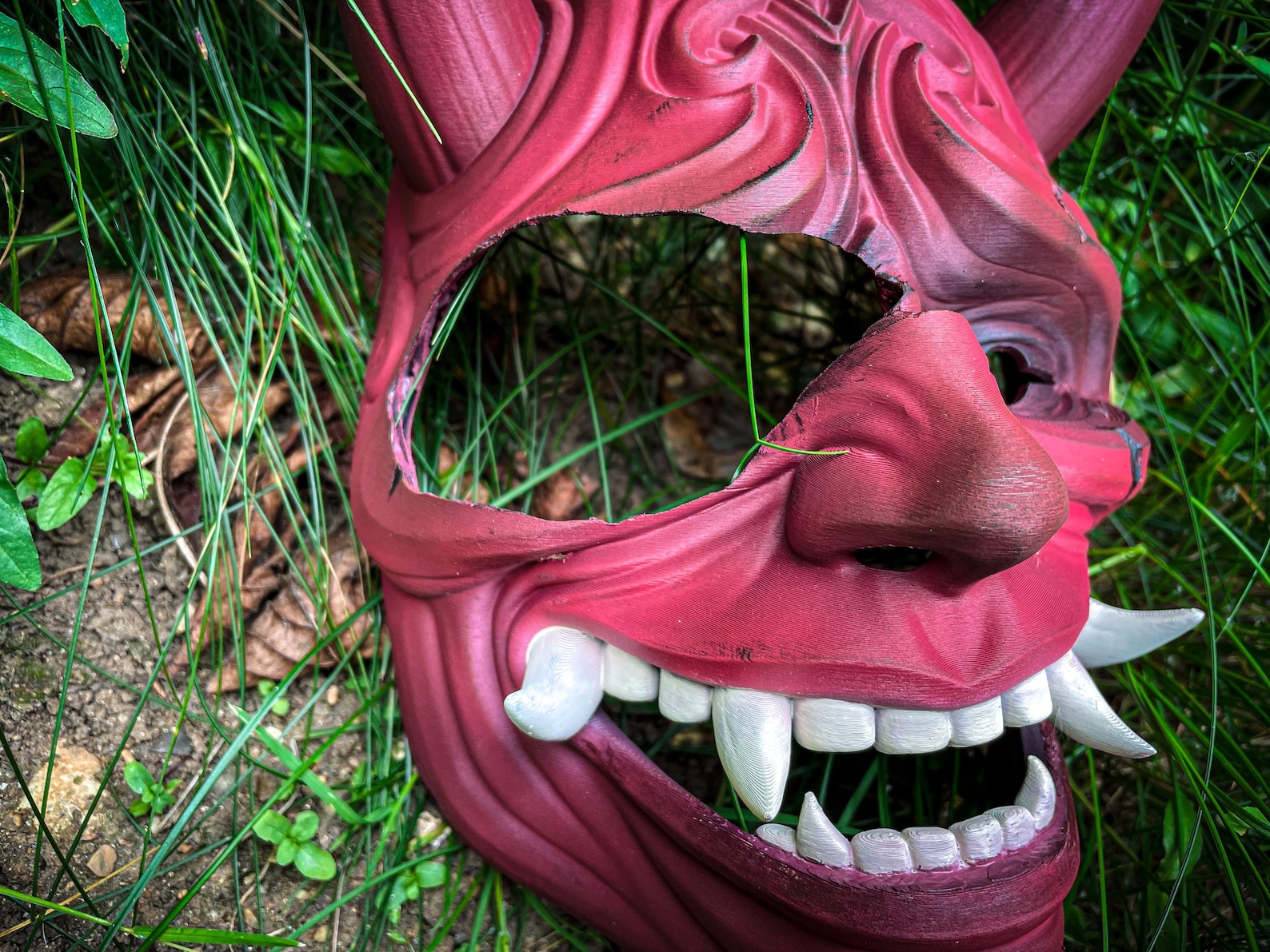 Shattered ONI Mask for Honor Sohei Inspired Wearable/display Piece 3d ...