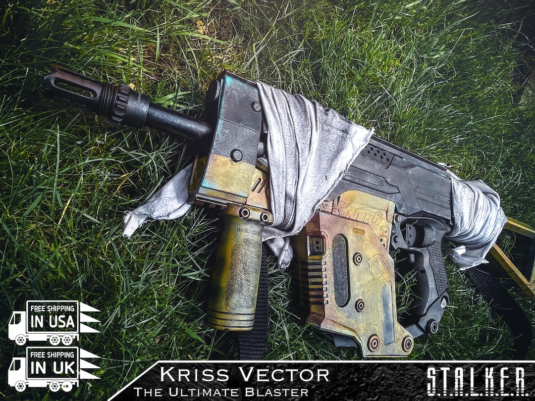 Kriss Vector Modified Foam Dart Automatic Firing Blaster Custom ...