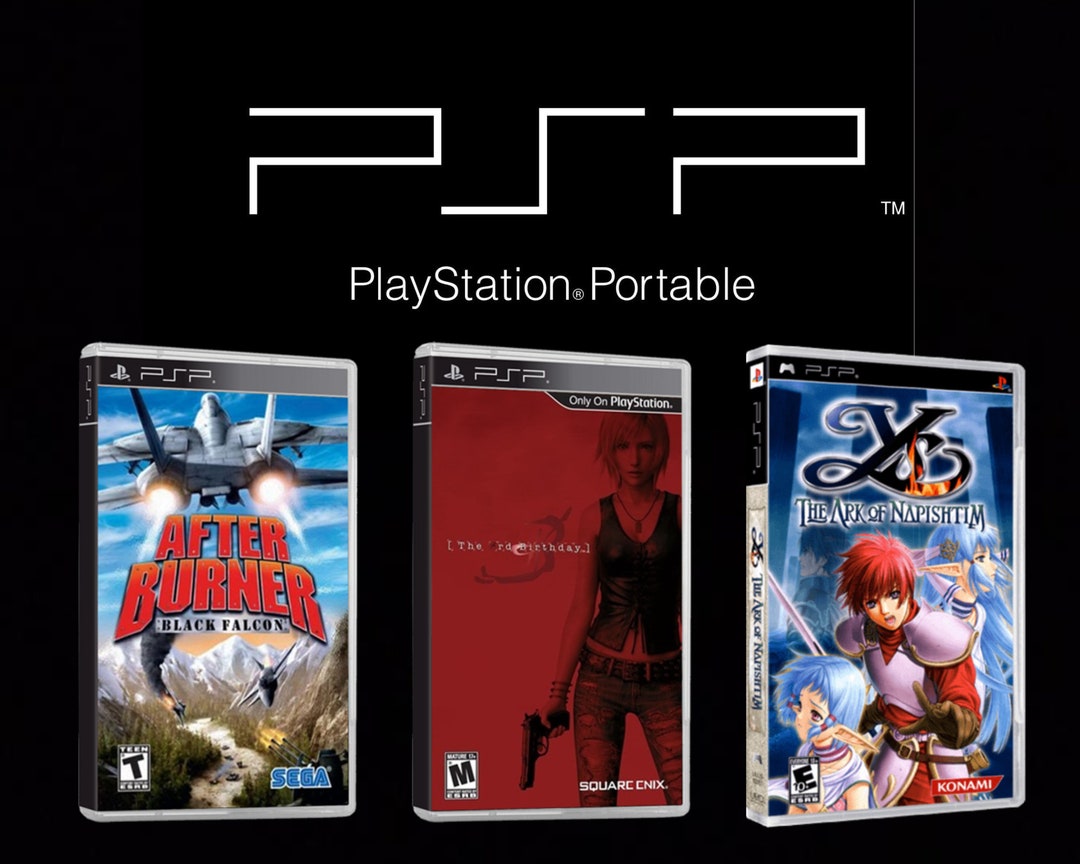 Sony Playstation Portable PSP Art Cover Replacement Artwork - Etsy