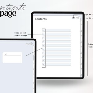 Digital Notebook, Digital Hyperlinked Notebook, Pastel Digital Notebook ...