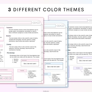 Pastel Cute Digital Notebook, Hyperlinked Notebook, Pastel Notebook ...