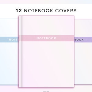 Pastel Cute Digital Notebook, Hyperlinked Notebook, Pastel Notebook ...