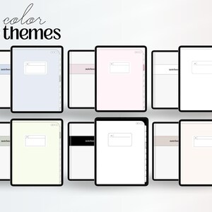 Digital Notebook, Digital Hyperlinked Notebook, Pastel Digital Notebook ...