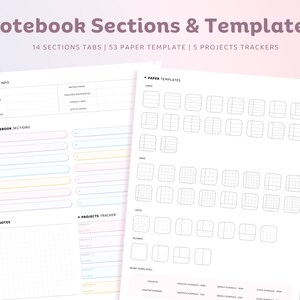 Student Digital Notebook, Digital Hyperlinked Notebook, Pastel Digital ...