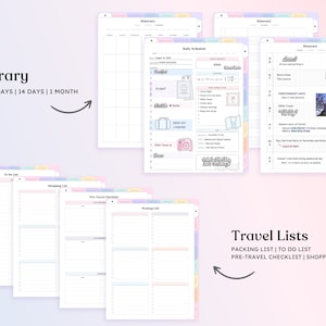Digital Travel Planner, Digital Travel Journal, Goodnotes Planner ...