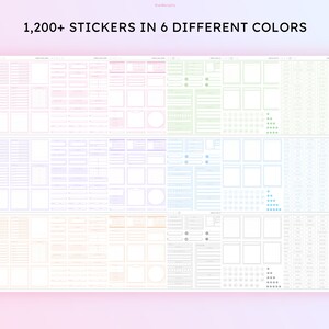Essential Pastel Sticker for Planner, Stickers for Planner, Cute ...
