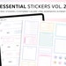 Essential Pastel Sticker for Planner, Stickers for Planner, Cute ...