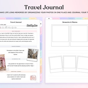 Digital Travel Planner, Digital Travel Journal, Goodnotes Planner ...