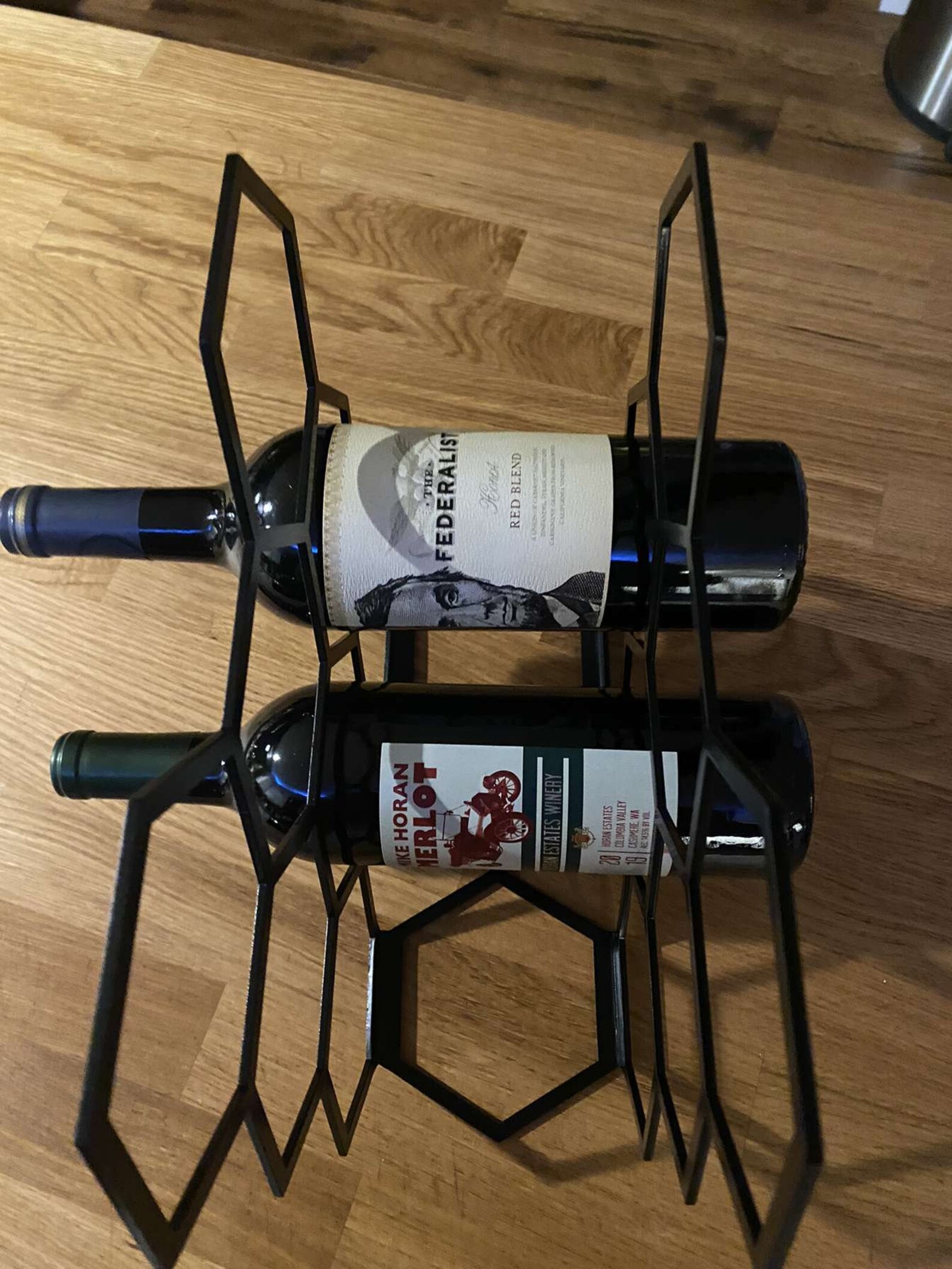 Hexagon Wine Rack - Etsy