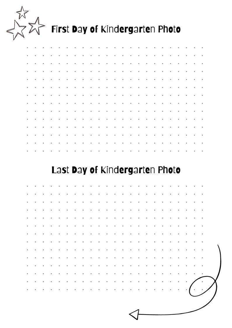 School Memory Book - Printable - Etsy