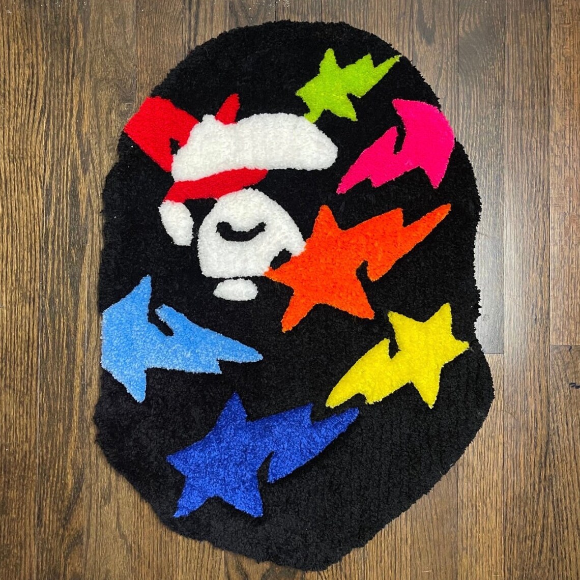Monkey Multicolor Star Rug - Etsy