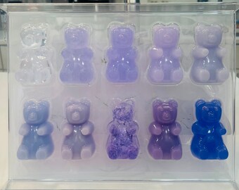 Extra Large Pink Rainbow Resin Gummy Bears, 3D Pop Art Wall Art ...